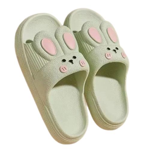 Buy Women's Cute Bunny Slides - Green Online at Best Prices in India ...