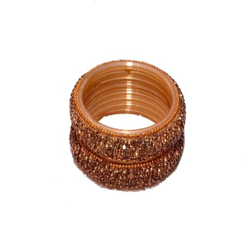 Buy Dreamy Designs Glass Kada (Pack of 2) - 2.8 Online at Best Prices ...