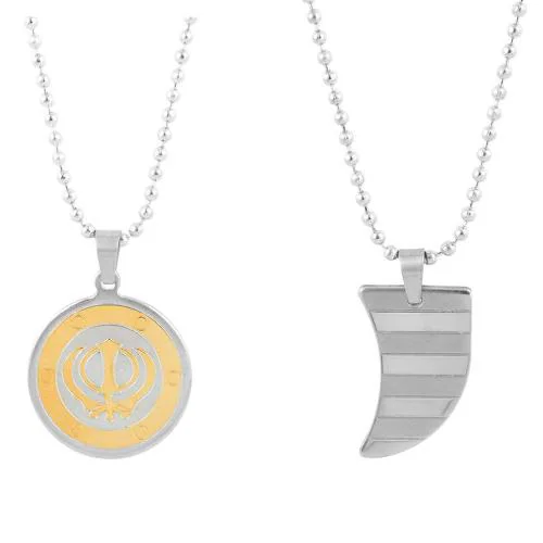 Buy Maalgodam Stainless Steel Locket, "Khanda" Locket & Tooth Locket ...