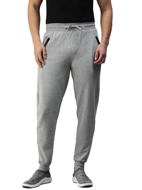 Buy ONN Mens Grey Melange Winter Track pant Pack of 1 Online at Best ...