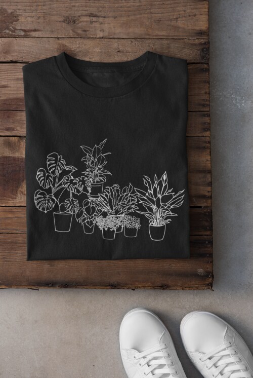 Buy Plant Parent in you T-shirts for women (Black, Medium) Online at ...