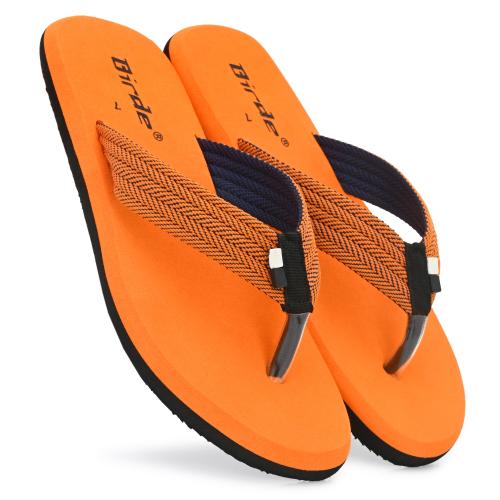 Buy BIRDE Stylish Comfortable Orange Slippers For Men's Online at Best ...