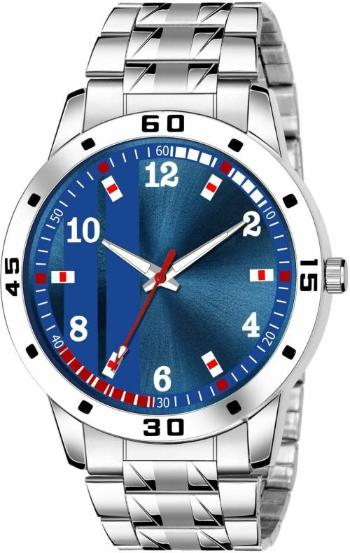 Buy Crab Analog Blue Dial Silver Strap Watch For Boys Online at Best ...