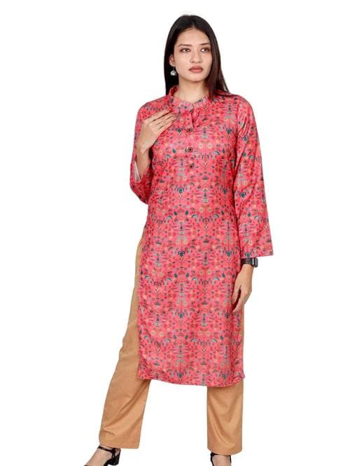 Buy Indicraft Women Beige Wool Kurti - 5XL Online at Best Prices in ...