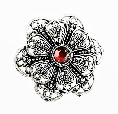 Buy Yash Jewels Emporium Silver-Plated Brass Adjustable Classic Ring ...