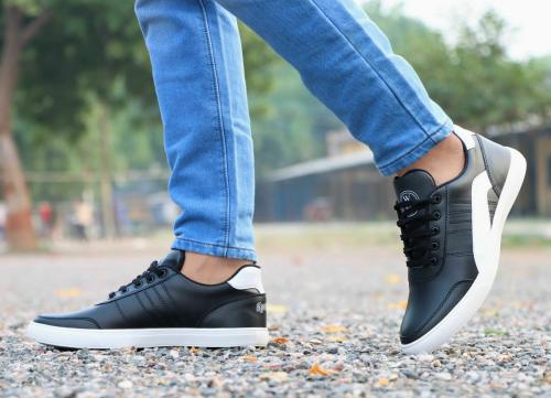 Buy White Walkers Black Casual Shoe For Men Online at Best Prices in ...