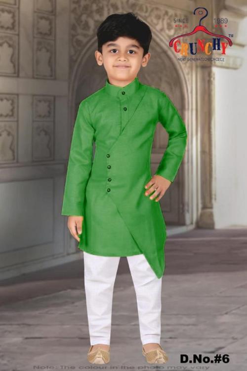 Buy CRUNCHY KIDS SIDE BUTTON Boys Multicolored Designer Cotton Pack of ...