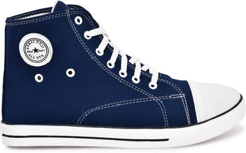 Buy OZJI Premium Fabric High top Flats Sole Casual Shoes For Men (Green ...