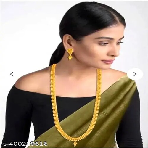 Buy AAFIYA Present Necklaces & Pendants-15-Free Size-Gold Online at ...