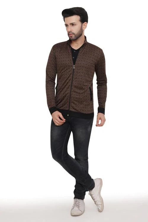 Buy CLOTHINK HUB Men's Regular Fit Full Sleeve Solid Casual Wear Double ...
