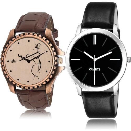 Buy NEUTRON Classical Exclusive Shree Krishna And Slim Watch Brown And ...