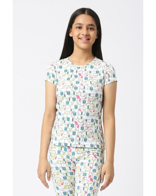 Buy SINI MINI Round Neck With Half Sleeve Mehanthi Girls Casual Pack of ...