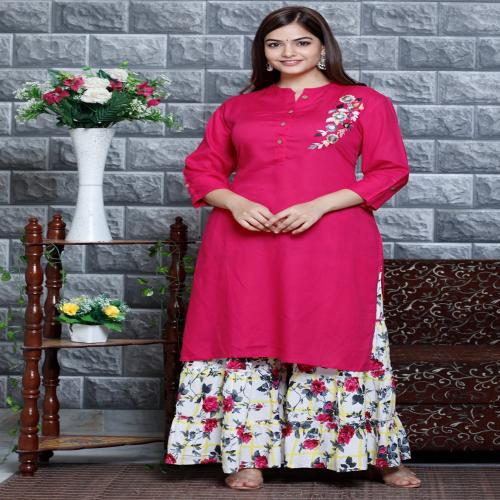 Buy ARVI JAIN FASHIONS Women Trendy Casual/Party Wear Gotta/Embroidered ...