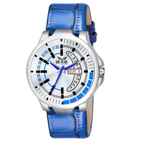 Buy Axe Style Analog White Dial Blue Strap Watch for Men (XDD-7054 ...