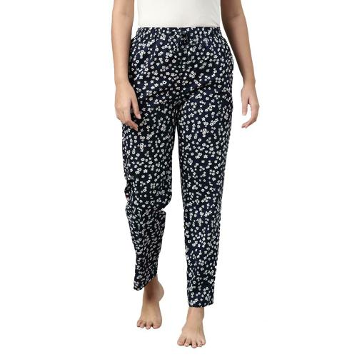Buy GO COLORS Store Women Navy Cotton Pants Online at Best Prices in ...