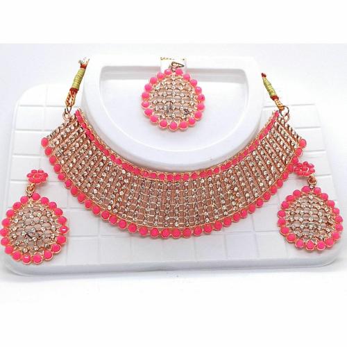 Buy SHIV TRADITIONALS brass jewel set abhk combo (white and golden ...