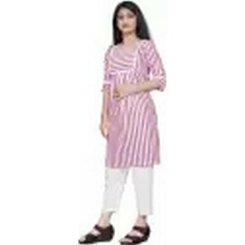 Buy Dutt Creation Girls Casual Kurta and Trouser Set (Pink Pack of 2 ...