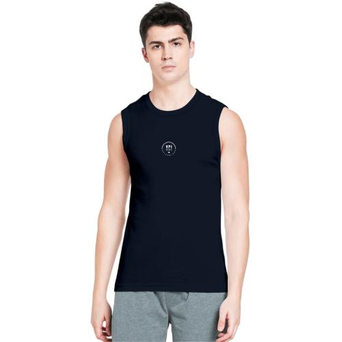 Buy TAB91 Men's Sleeveless Sando DARK BLUE Colour M Size Online at Best ...