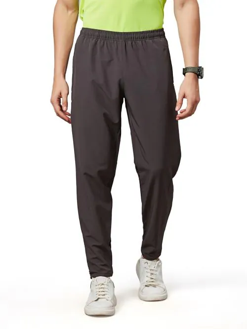 Buy Bodymark Men's Light Grey Elasticated Sports Track Pant with Inner ...