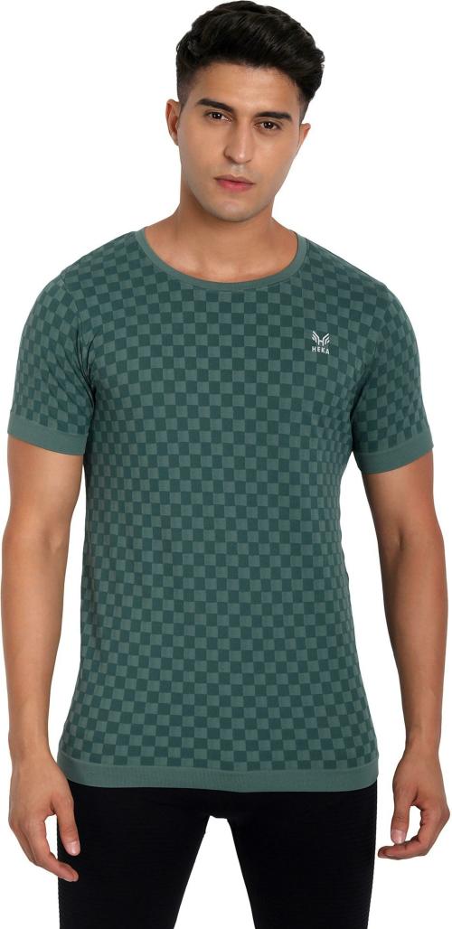Buy Heka Green Men Self Design Nylon Blend T-shirt Online at Best Prices in India - JioMart.