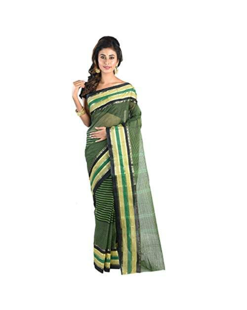 Buy Raj Sarees Women's Traditional Cotton Saree Without Blouse Piece ...