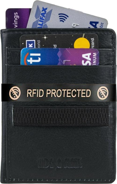 Buy HIDE & SLEEK 4 Card Holder (Set of 1, Black) Online at Best Prices ...