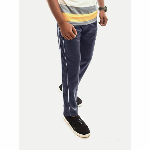 Buy Rad Prix Men Blue Regular Fit Lounge Track Pants Online at Best ...