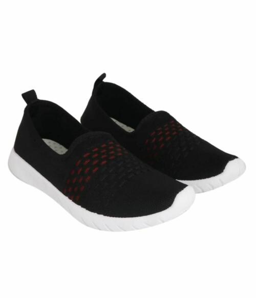 Buy FORTIVA Black Casual Slip-on Shoe for Women Online at Best Prices ...