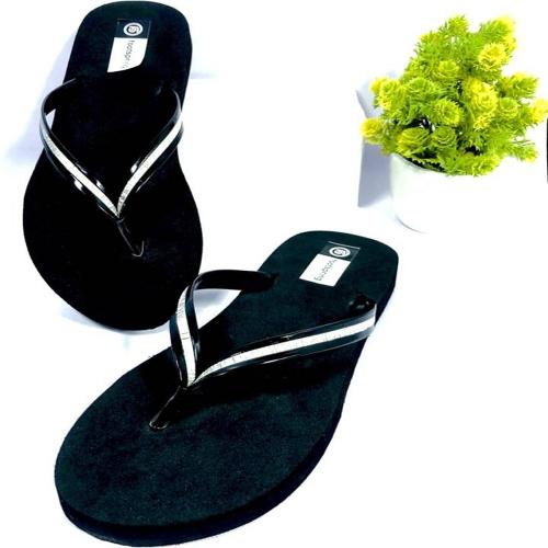 Buy Footspring Girls Flip Flop Slippers (Black) Online at Best Prices ...