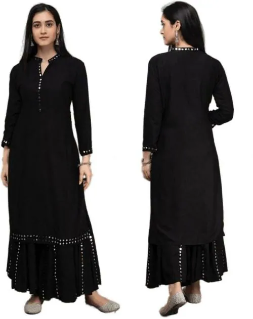 Buy Helwin Desiner Women Kurta Palazzo Set Online at Best Prices in ...