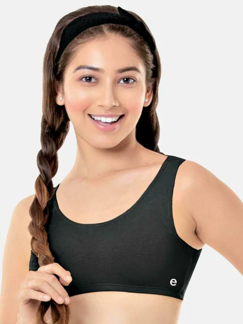 Buy Enamor BB01 Easy Fit Stretch Cotton Beginners Bra with ...