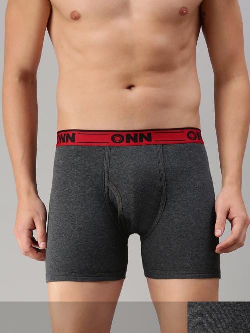 Buy ONN Men Pack of 2 Airforce Blue Solid Basic Trunk Online at Best ...