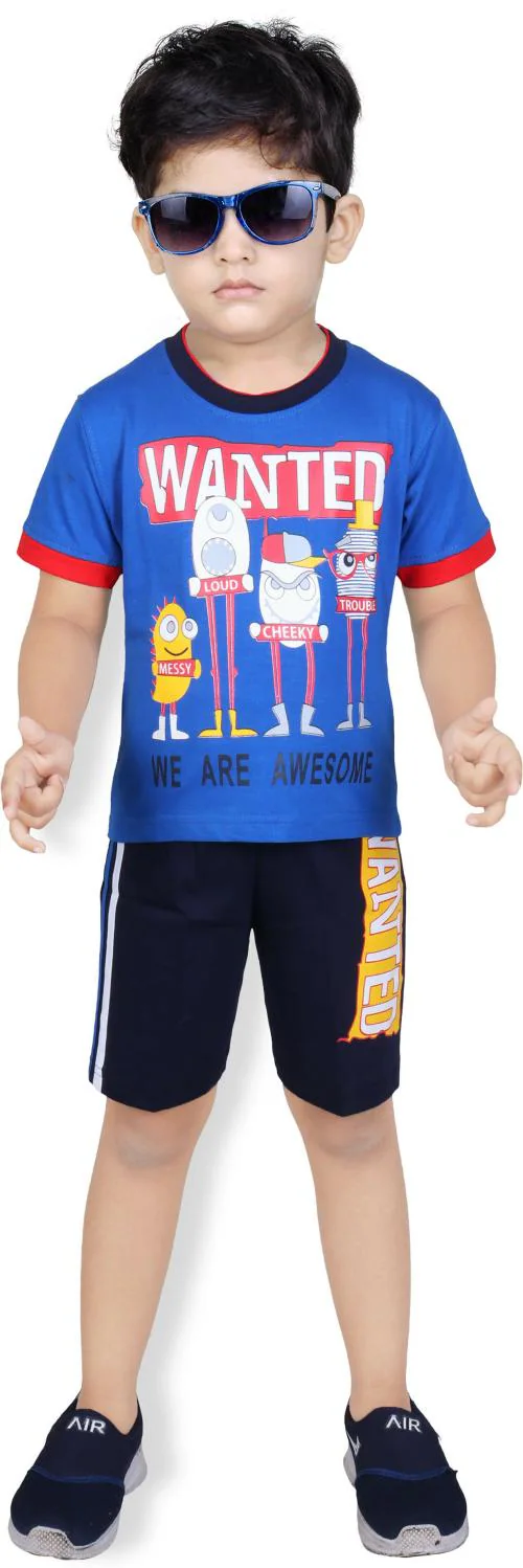 Buy Crazy Toonz Boy Blue Cartoon - Superhero Pure Cotton T-Shirt And ...