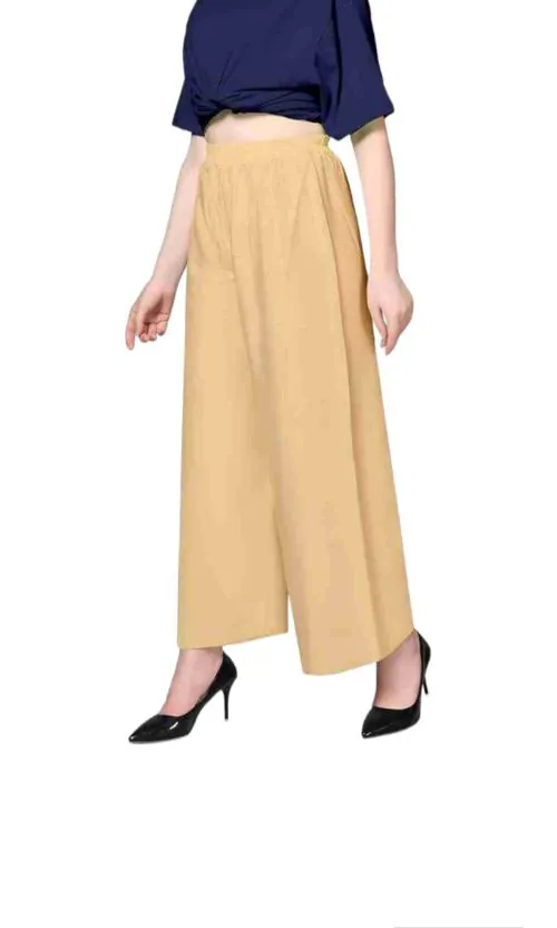 Buy RA Eternally Trendy Ankle Length Solid Pure Rayon Fabric Western ...