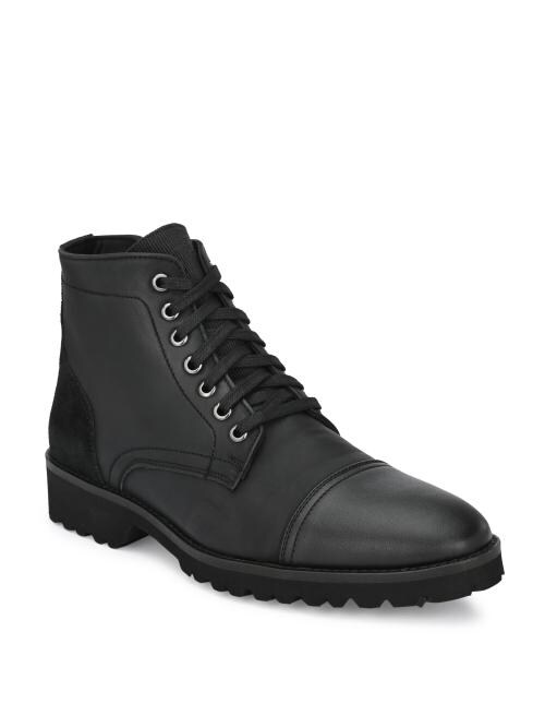 Buy Delize Mens Black Derby Boots Online at Best Prices in India - JioMart.