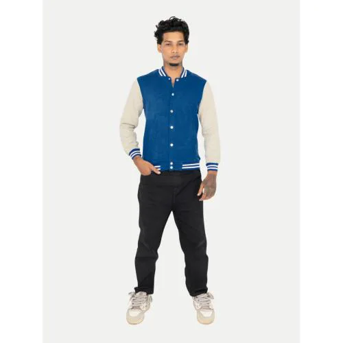 Buy Rad Prix Mens Mid Blue Ribbed Golf Jacket-S Size- Pack of 1 Jackets ...