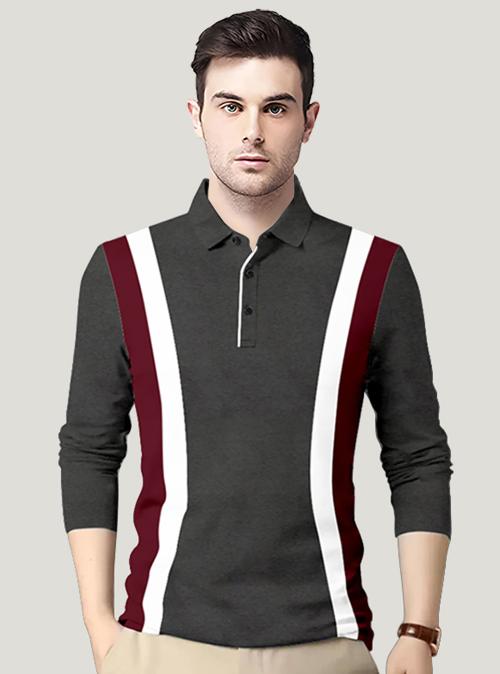 Buy GESPO Color Block Grey Casual T-Shirt Online at Best Prices in India - JioMart.