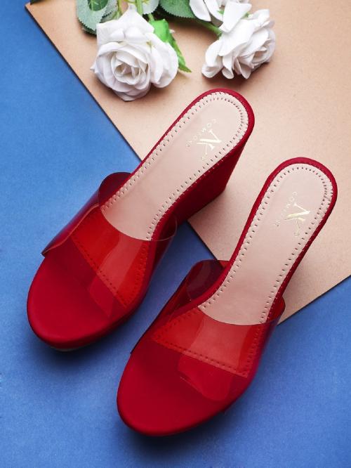 Buy NK Comfort Red Wedges Online at Best Prices in India - JioMart.