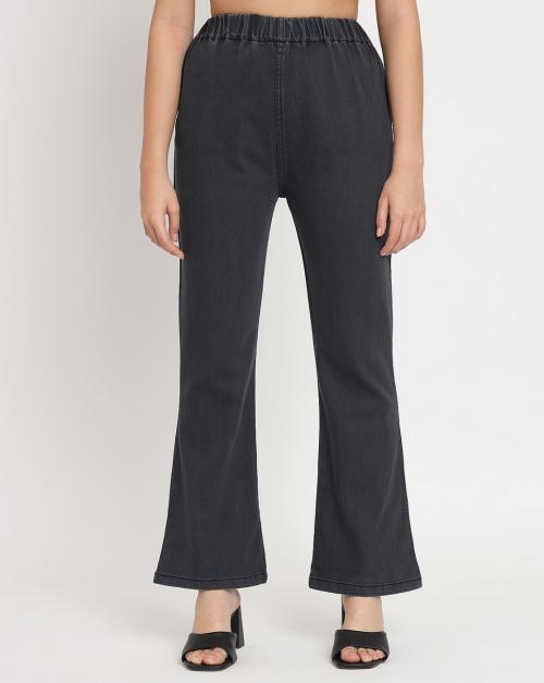 Buy AngelFab Denim Bootcut Jeggings Online at Best Prices in India ...