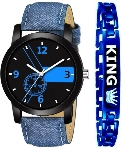 Buy Bolun Analog Black Dial Blue Strap Watch For Women Online at Best ...