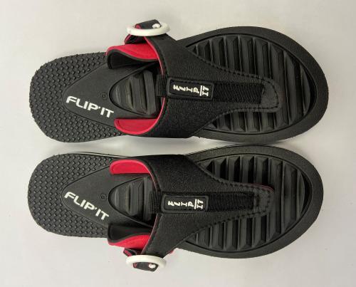 Buy FLIP'IT STONE BLACK FLAT WOMEN SLIPPER Online at Best Prices in ...