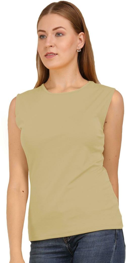 Buy THE BLAZZE_Women Polyester Beige Top_S Online at Best Prices in ...