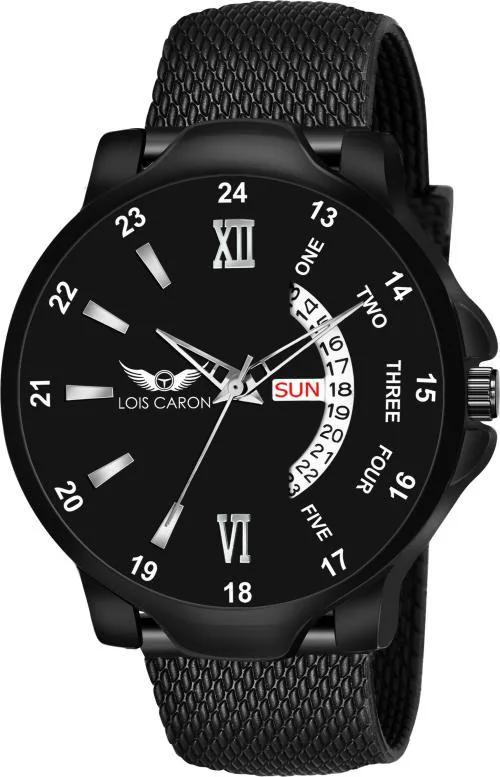 Buy LOIS CARON LCS-8279 TRENDING DAY & DATE FUNCTIONING WATCH Analog ...
