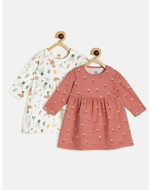 Buy MINI KLUB New Born Girls Multi Cotton Knit Top Online at Best ...