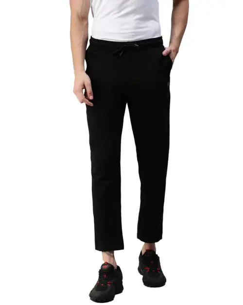 Buy ONN Mens Black Winter Track pant Pack of 1 Online at Best Prices in ...