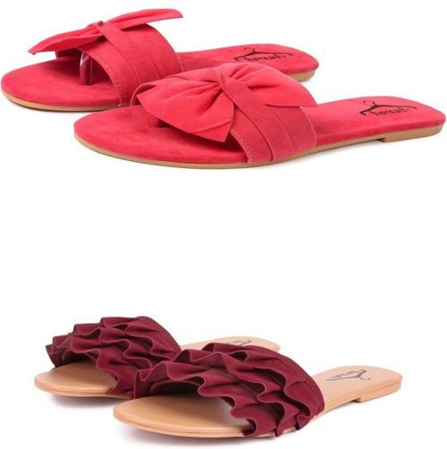 Buy Brauch Maroon Flats Combo Online at Best Prices in India - JioMart.