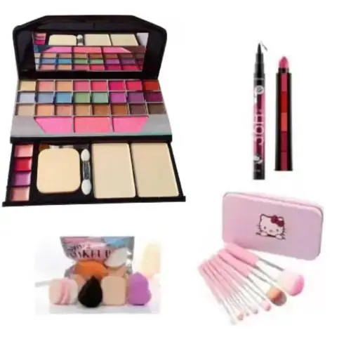 Buy Pink spirit cosmetics 6155 Makeup kit & 7 beauty makeup brush ...