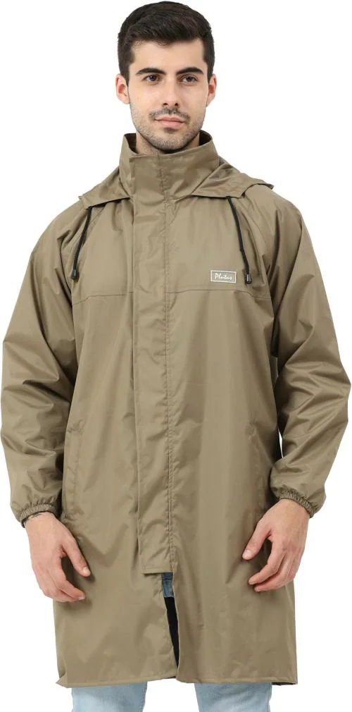 Buy Plutus Men Beige Solid Polyester Raincoat S Online at Best Prices ...