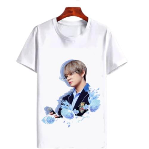 Buy SHREE CHITRANSH CREATIONS Round Neck Style BTS JIMINI Printed White ...