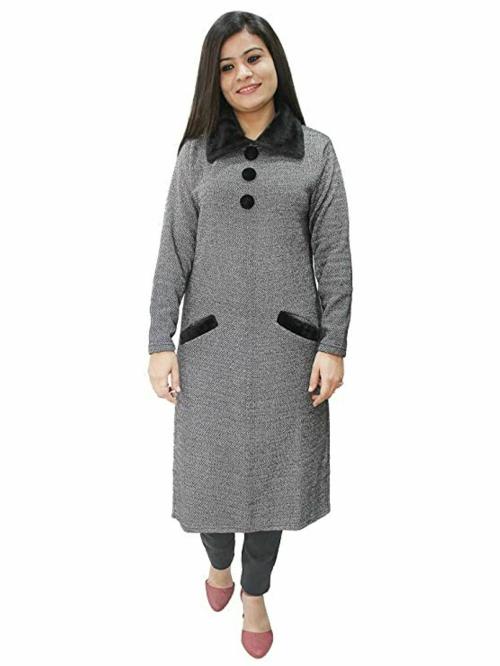 Buy Matelco Women's Wool Straight Kurti for Winters Online at Best ...